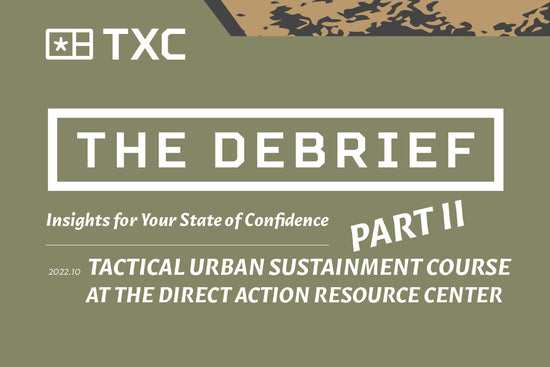 Tactical Urban Sustainment Course: PART II – TXC Holsters